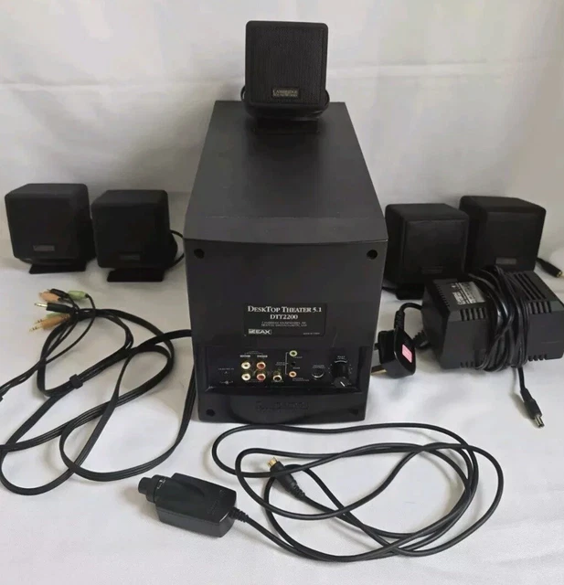 CAMBRIDGE SOUND WORKS DTT2201 5.1 Surround Sound System Full Set Power ...