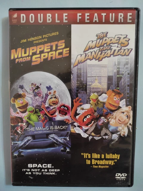 DOUBLE FEATURE - Muppets From Space + Muppets Take Manhattan (Dvd ...