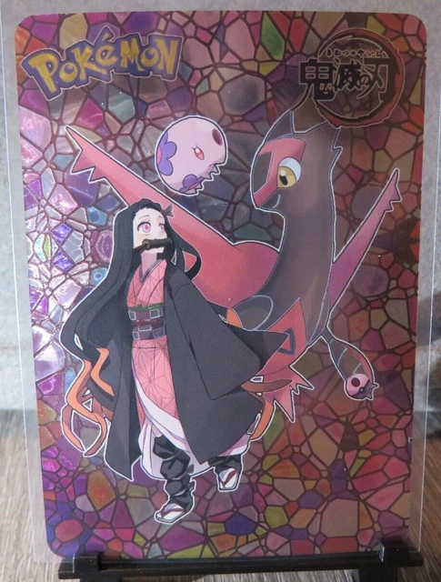NEZUKO KAMADO DEMON Slayer & Pokemon Latias Mash-Up Holo Foil Card NM ...