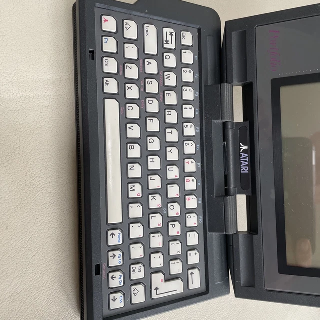 ORDINATEUR PALMTOP VINTAGE 1989 Atari Portfolio HPC-004 EUR 104,72 ...