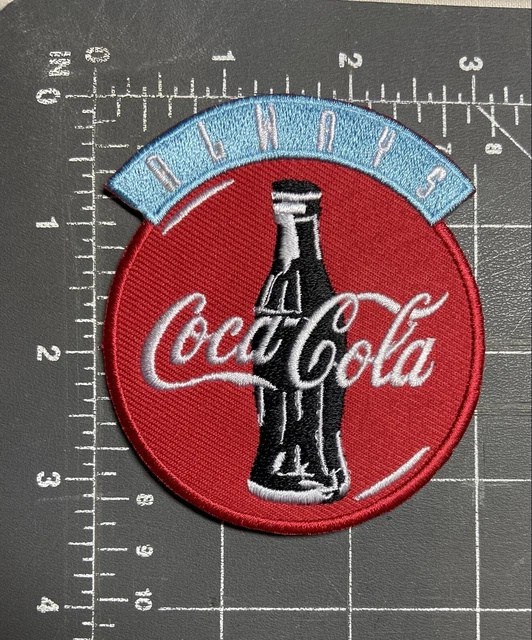 COCA-COLA COKE TOUJOURS Coca Cola Logo Patch Badge Bouteille Soda Pop ...