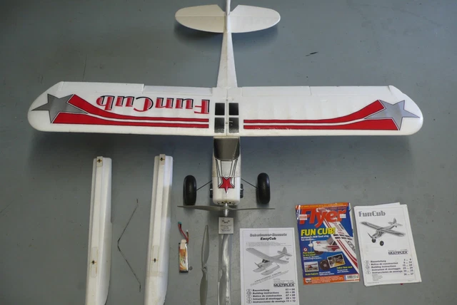 MULTIPLEX FUNCUB FUN Cub 21 4243 PNP mit Schwimmer EUR 117,00 - PicClick DE