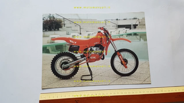 VILLA 125 CROSS MCA 1983 depliant originale italiano EUR 20,00 ...