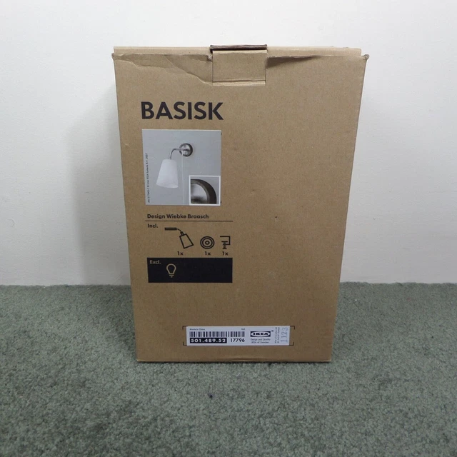 IKEA BASISK WALL Mounted Plug In Light Wiebke Braasch #17796 New Open ...