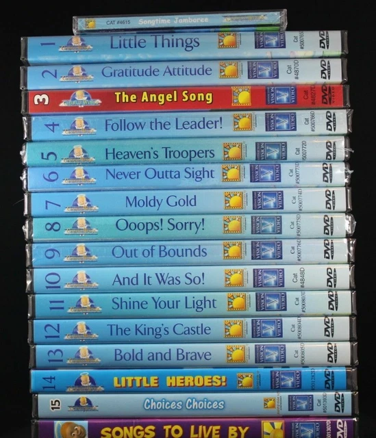 CHERUB WINGS PRESENTS NEW Kids Christian Animated 16 SET DVDs $128.29 ...