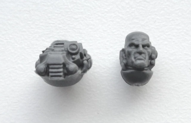 WARHAMMER 40K SPACE Marine Terminator Veteran Sergeant Helmet & Bare ...