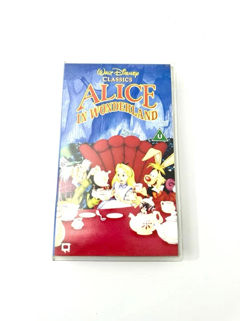 WALT DISNEY CLASSICS Alice In Wonderland Vhs Video Tape Vintage £5.91 - PicClick UK