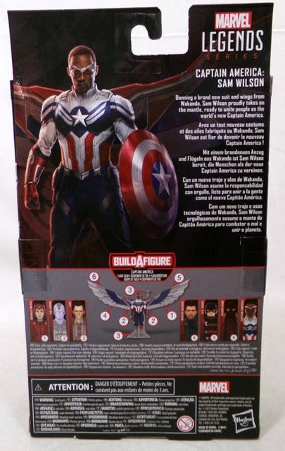 HASBRO MARVEL LEGENDS Falcon & El Soldado de Invierno Capitán América 6 ...