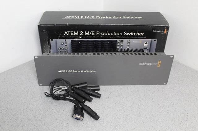 BLACKMAGIC DESIGN ATEM 2 M/E Production Switcher 16x HD-SDI & HDMI w ...