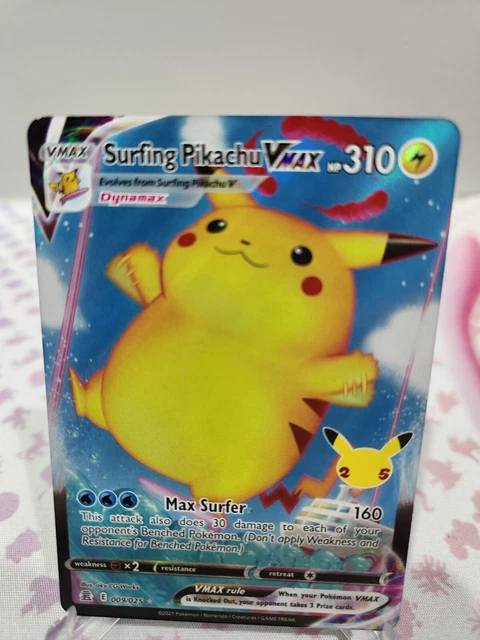 POKÉMON TCG - Surfing Pikachu Vmax 009/025 - Celebrations - Ultra Rare - NM/M EUR 3,61 - PicClick FR