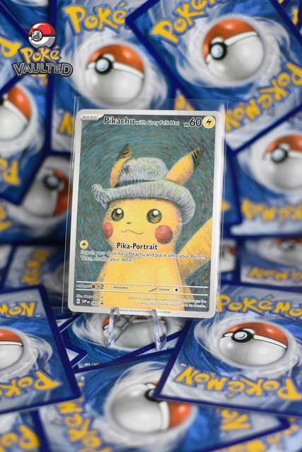POKÉMON TCG PIKACHU with Grey Felt Hat Black Star Promos SVP085 Fan Art ...