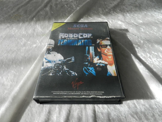 JEU SEGA MASTER System ROBOCOP versus TERMINATOR en boite + notice EUR ...