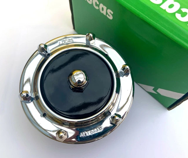 GENUINE LUCAS ALTETTE 6V Vintage Horn & Chrome Rim for Classic Car & Motorcycle £129.75 ...