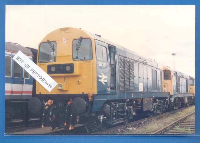CLASS 20 DIESEL LOCOMOTIVE 20187 AT UNIDENTIFIED LOCATION.PHOTOGRAPH 10 ...
