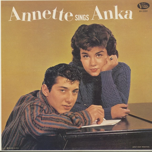 ANNETTE FUNICELLO - Annette Sings Anka (LP) - Vinyl Rock & Roll $30.50 ...