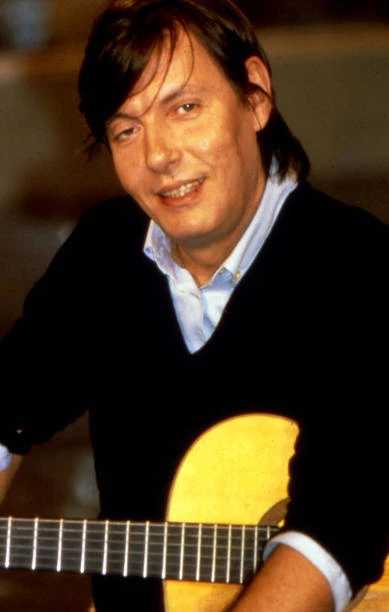 ITALIAN SINGER FABRIZIO De Andr With His Guitar Italy OLD PHOTO $9.00 ...