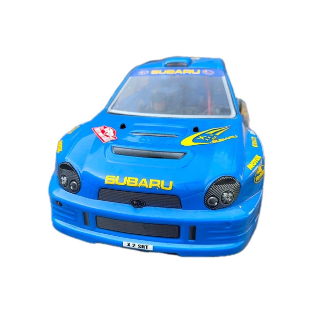 RETRO SUBARU RALLY RC Car Rare 1/10 Working Condition Nitro Engine ...