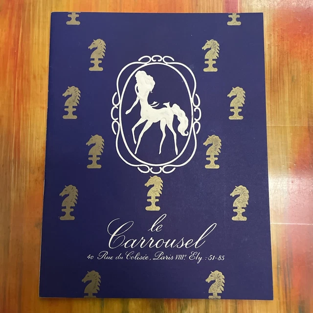 ANCIEN PROGRAMME » LE CARROUSEL « madame Arthur Année 1956 Édition ...