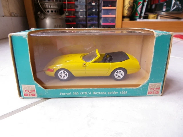 FERRARI 365 GTS/4 Daytona Spider 1969 Rio 1/43 Miniature with Box £25. ...
