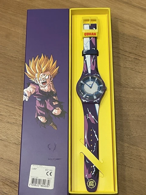 MONTRE DE COLLECTION Swatch X Gohan « Dragon Ball Z édition limitée ...