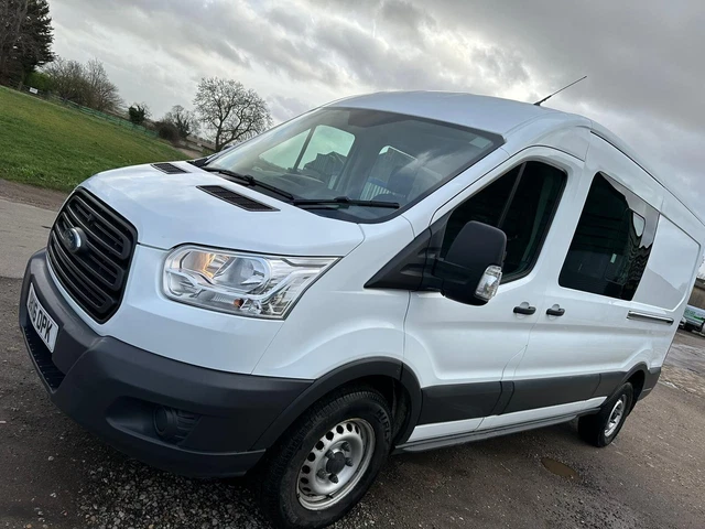 FORD TRANSIT 7 seater Factory Fitted LWB Crew Cab Van £8,000.00 ...
