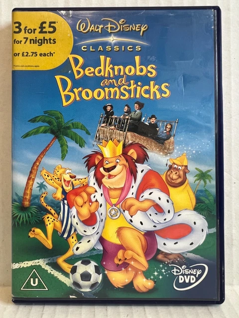 BEDKNOBS AND BROOMSTICKS DVD (2002) Angela Lansbury, Stevenson (DIR) Cert U £3.12 - PicClick UK