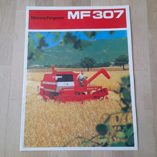 ORIG. SCHLEPPER PROSPEKT Massey Ferguson MF 307 Mähdrescher Traktor EUR 6,90 - PicClick DE