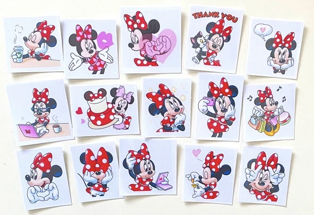 MINNIE MOUSE STICKERS Cute Minnie Mickey Mouse Disney £3.70 - PicClick UK