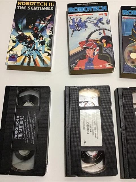 ROBOTECH ANIME VHS Lot Vol 1,2,3,4,5,6,7,8,9 & Robotech II THE ...