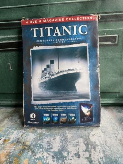 TITANIC 4 DVD Magazine Collection DVD Documentary Quality Guaranteed £ ...