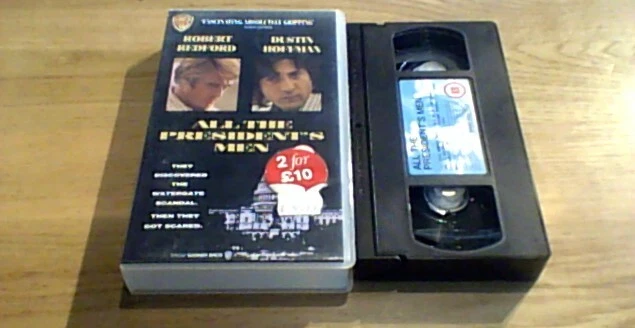 ALL THE PRESIDENT'S MEN UK PAL VHS VIDEO 1992 Robert Redford Dustin Hoffman £14.99 - PicClick UK