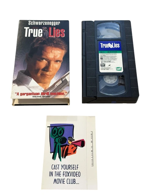 TRUE LIES (VHS, 1999) Arnold Schwarzenegger Jamie Lee Curtis £8.16 ...