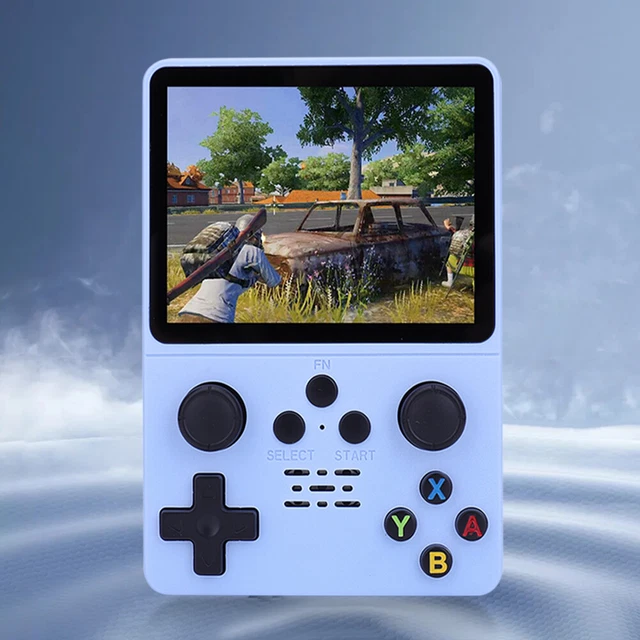 R35S MINI RETRO Game Console Linux System 3.5 Inch IPS Screen RK3326 ...