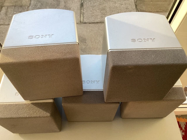 SONY SS-WS9 SUBWOOFER and 5 Speaker System Bundle with Cables, as seen ...