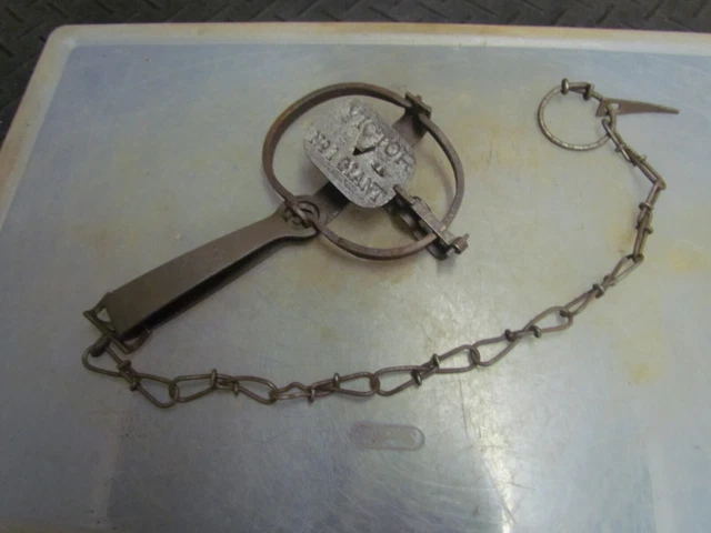 VINTAGE TRAP VICTOR No. 1 Giant Oneida Community Newhouse $24.76 - PicClick