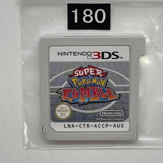 SUPER POKEMON RUMBLE Nintendo 3DS Game Cartridge PAL oz180 EUR 19,80 ...