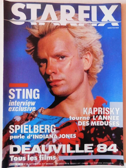 STARFIX MAGAZINE N° 18 1984 Sting Deauville Kaprisky Spielberg EUR 19 ...