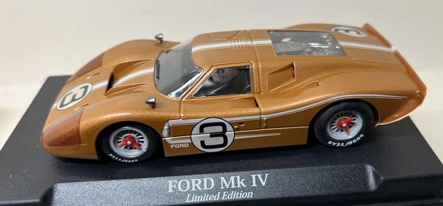 NSR SLOT CAR gold Ford Mk4 GT40 1:32 slot car Limited Edition $189.99 ...