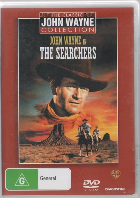 JOHN WAYNE DVD THE SEARCHERS Natalie Wood John Ford western 1956 PAL ...