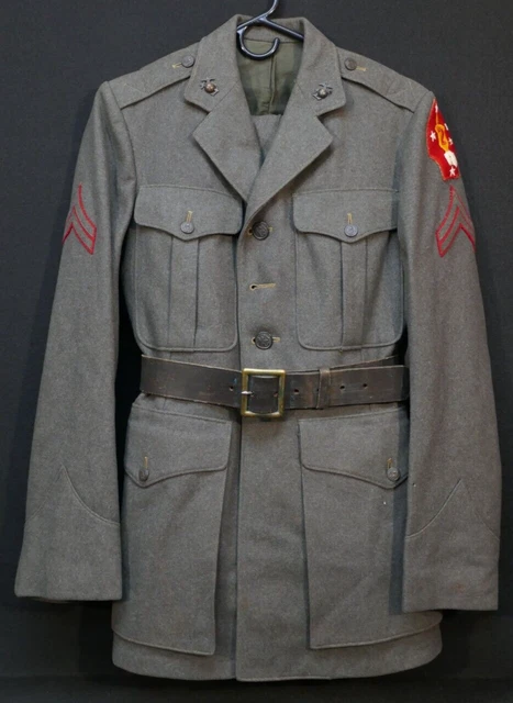 WWII USMC 2ND Marine Corps Division Corporal Uniform 1942 Named ...