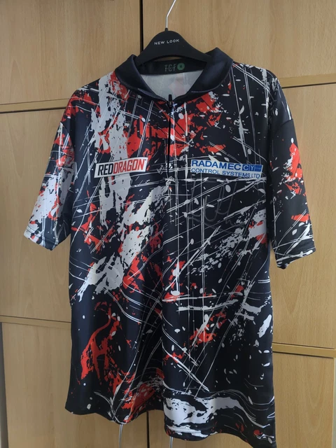 LUKE HUMPHRIES MATCH worn and signed Bahrain Masters Shirt (Not Sold ...