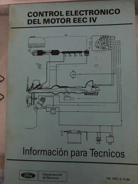 MANUAL DE TALLER Sistema De Inyección Ford EEC IV EUR 25,00 - PicClick ES