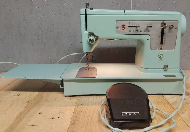 VINTAGE SINGER 338 Sewing Machine With Case And Pedal Spares Repair £47 ...