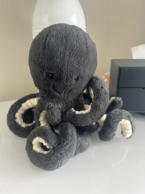 JELLYCAT SMALL INKY Octopus Soft Toy Plush, 23cm Rare £34.99 - PicClick UK