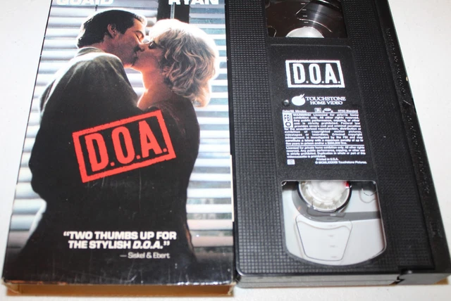 D.O.A- VHS-MEG RYAN Dennis Quaid Charlotte Rampling Daniel Stern EUR 7 ...