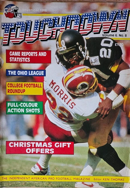 TOUCHDOWN MAGAZINE VOL 6 Issue 8 .NFL / American Football Vintage ...