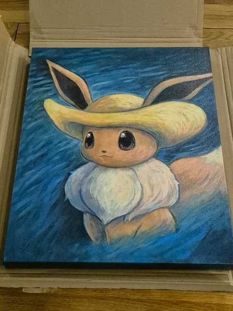 POKÉMON CENTER X Van Gogh Museum: Eevee Self-Portrait Canvas 40.6cm x ...
