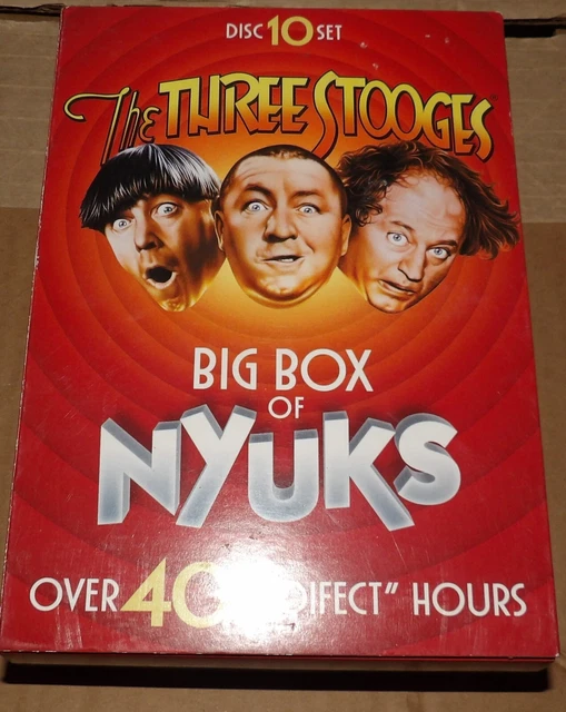 THE THREE STOOGES: Big Box of Nyuks 10 DVD Set Classic Comedy New $15. ...