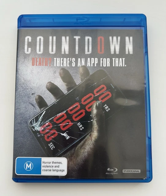 COUNTDOWN THERE'S AN App for that Blu Ray DVD Horror Elizabeth Lail $10 ...