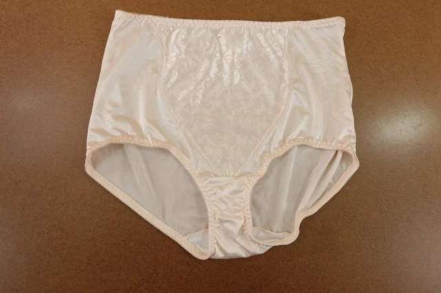 BALI WOMENS 2XL Pale Pink Double Support Light Control Shaping Brief ...